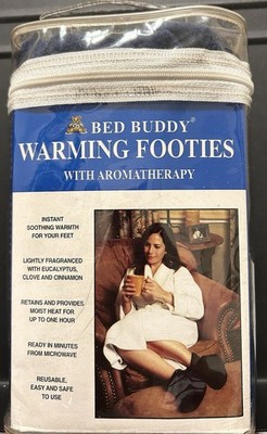 BED BUDDY Warming Footies Booties - Aromatherapy Slippers with Moist ...