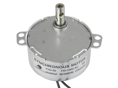 TYD-50 Small Electric Motor 110-130V 33-39RPM CW/CCW AC Synchronous ...
