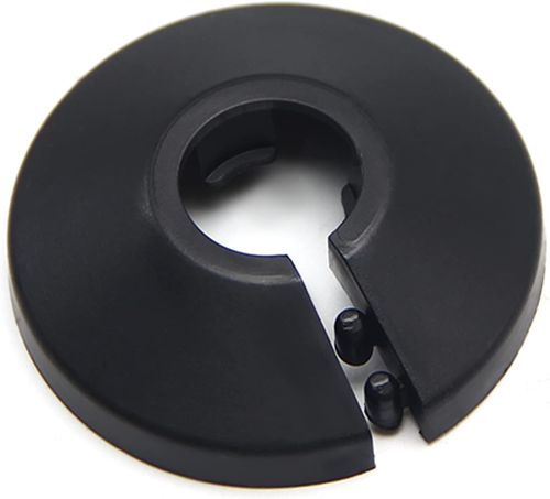 Fit 0.39" Outer Diameter Flange Water Pipe Cover Decoration Black Pipe ...