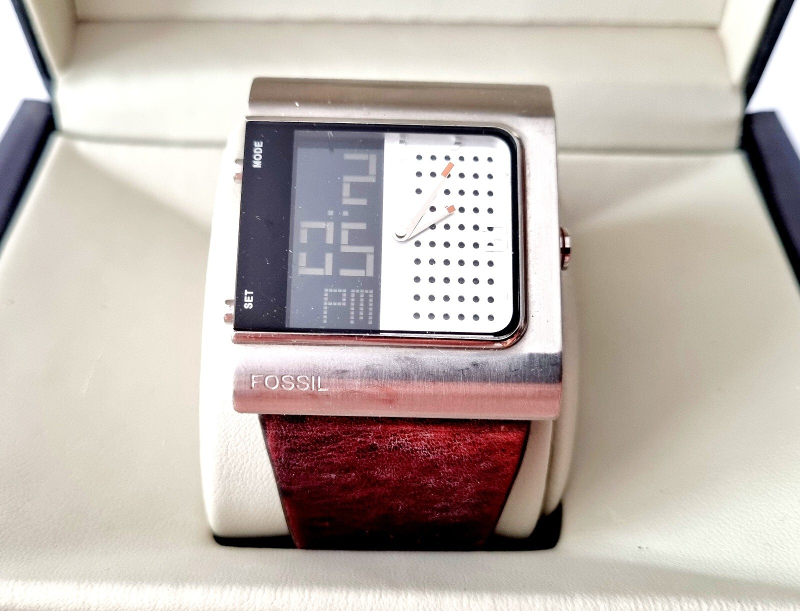 Fossil Watch Men Model JR 9387 50M Stainless steel RARE | eBay