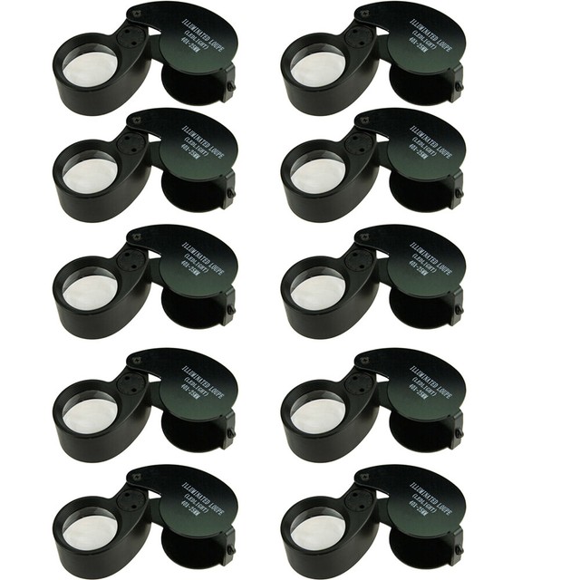 40x 25mm Magnifying Magnifier Glass Jeweler Eye Jewelry Loupe Loop w ...
