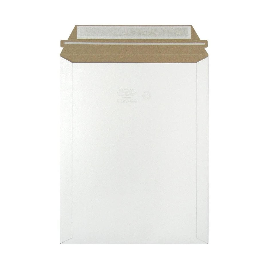 200 - 6x8 White Rigid Stay Flats Self-Seal Cardboard Envelope Mailers 6 ...