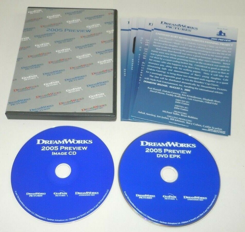 Dreamworks 2005 Movie Press Kit CD DVD EPK Casshern Madagascar Wallace ...