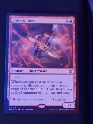 2024 MAGIC THE GATHERING BLOOMBURROW STORMSPLITTER # M 0154 NON-FOIL ...