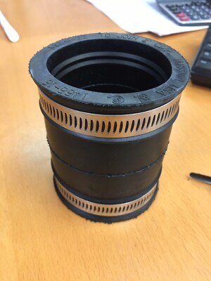 2” RUBBER PVC WASTE PIPE CONNECTOR BRAND NEW 48-57mm | eBay UK