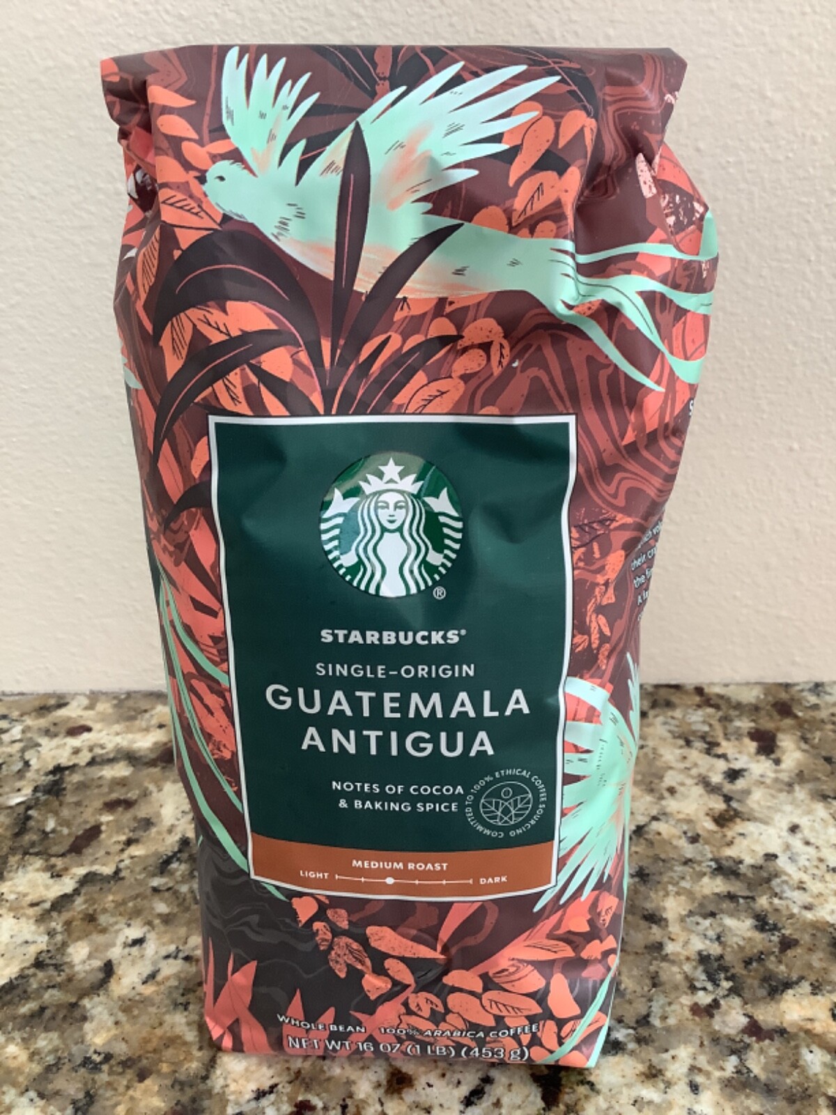 Starbucks Guatemala Antigua Single Origin whole Bean Coffee - July 2024 ...