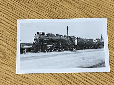 Santa Fe Railway Steam Engine Locomotive 3450 Vintage Photo ATSF | eBay