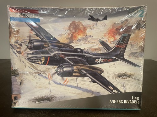 Monogram A/B-26C Invader Airplane Model Kit 1:48 #5508 Factory Sealed ...