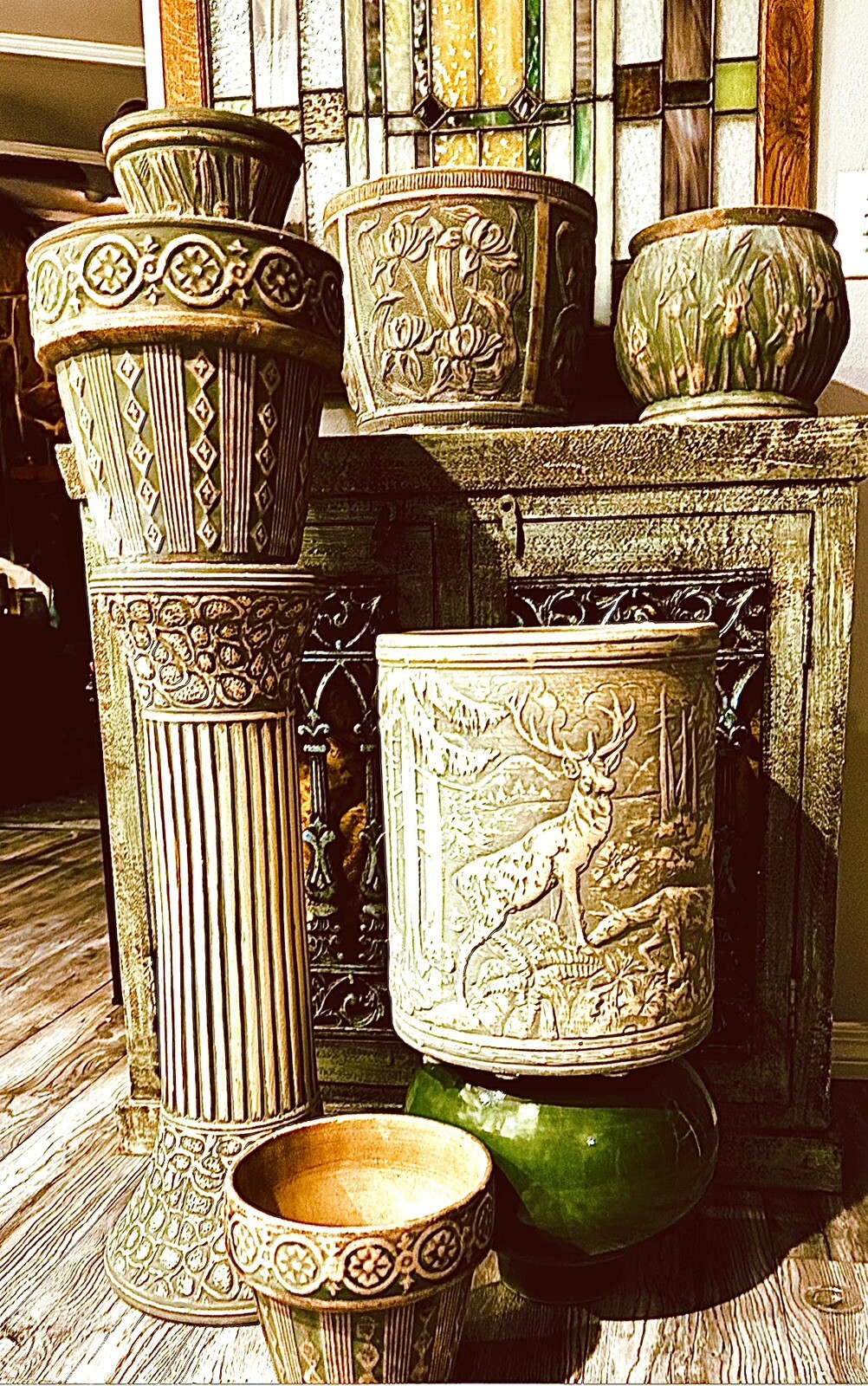 ENTIRE Collection of RARE Robinson Ransbottom Antique 1920s Brushware Pottery!! | eBay