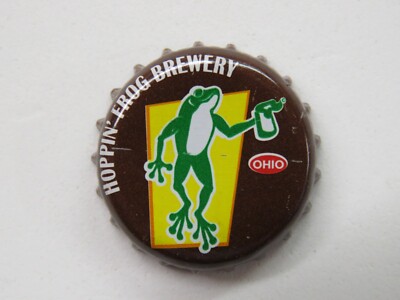 BEER Bottle Cap Crown ~ HOPPIN' FROG Brewery Boris Imperial Stout ...