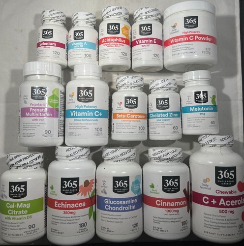 365 Whole Foods Market Vitamins & Supplements - CHOOSE ITEM! | eBay