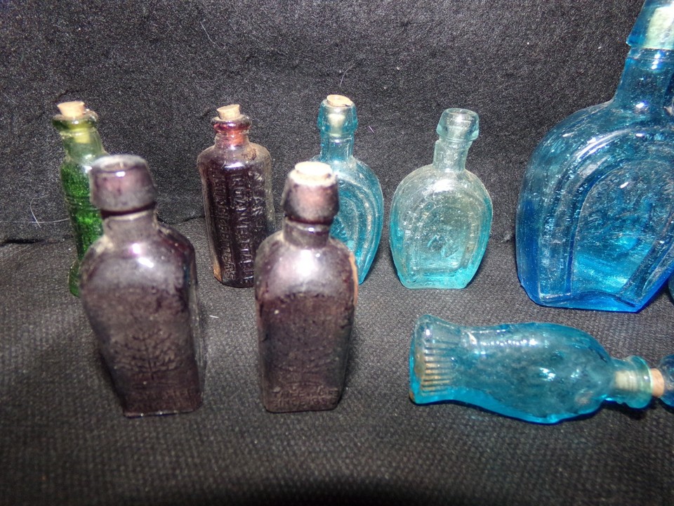 Lot 0f 15 Miniature Bitters Bottles, Ball & Claw, Fischs,etc | eBay