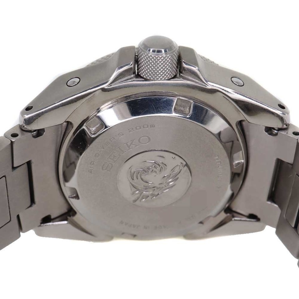 SEIKO SBDA001 7S25-00D0 Scuba 200 Black Samurai Watch Automatic Men's ...