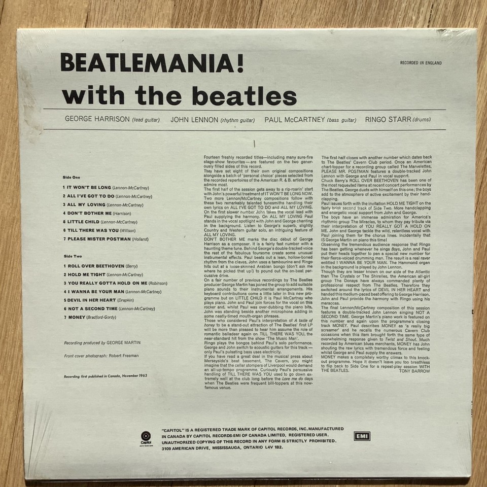 BEATLES - BEATLEMANIA WITH THE BEATLES SEALED LP! | eBay