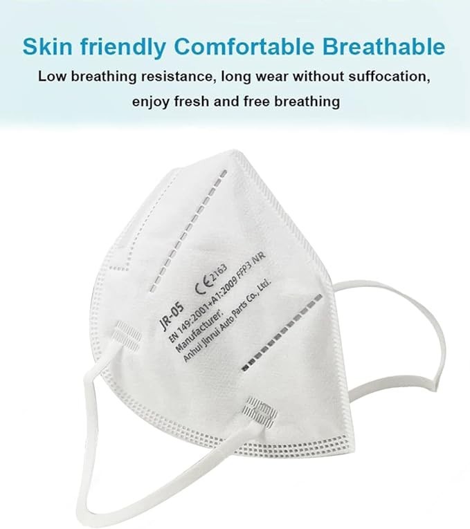 FFP3 NR N95 RESPIRATOR FACE MASK, VIRUS, POLLEN, DUST, 20 PCS EACH ...
