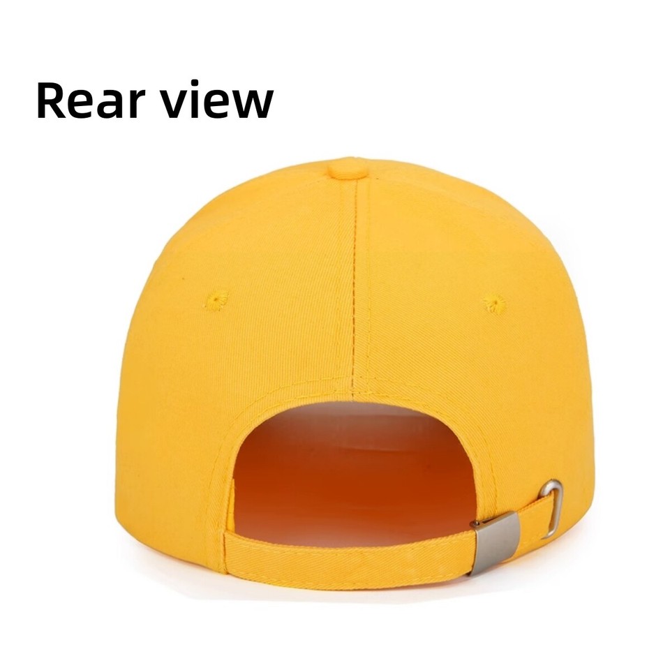 Cotton Cap Baseball Caps Hat Adjustable Polo Style Washed Plain Solid ...