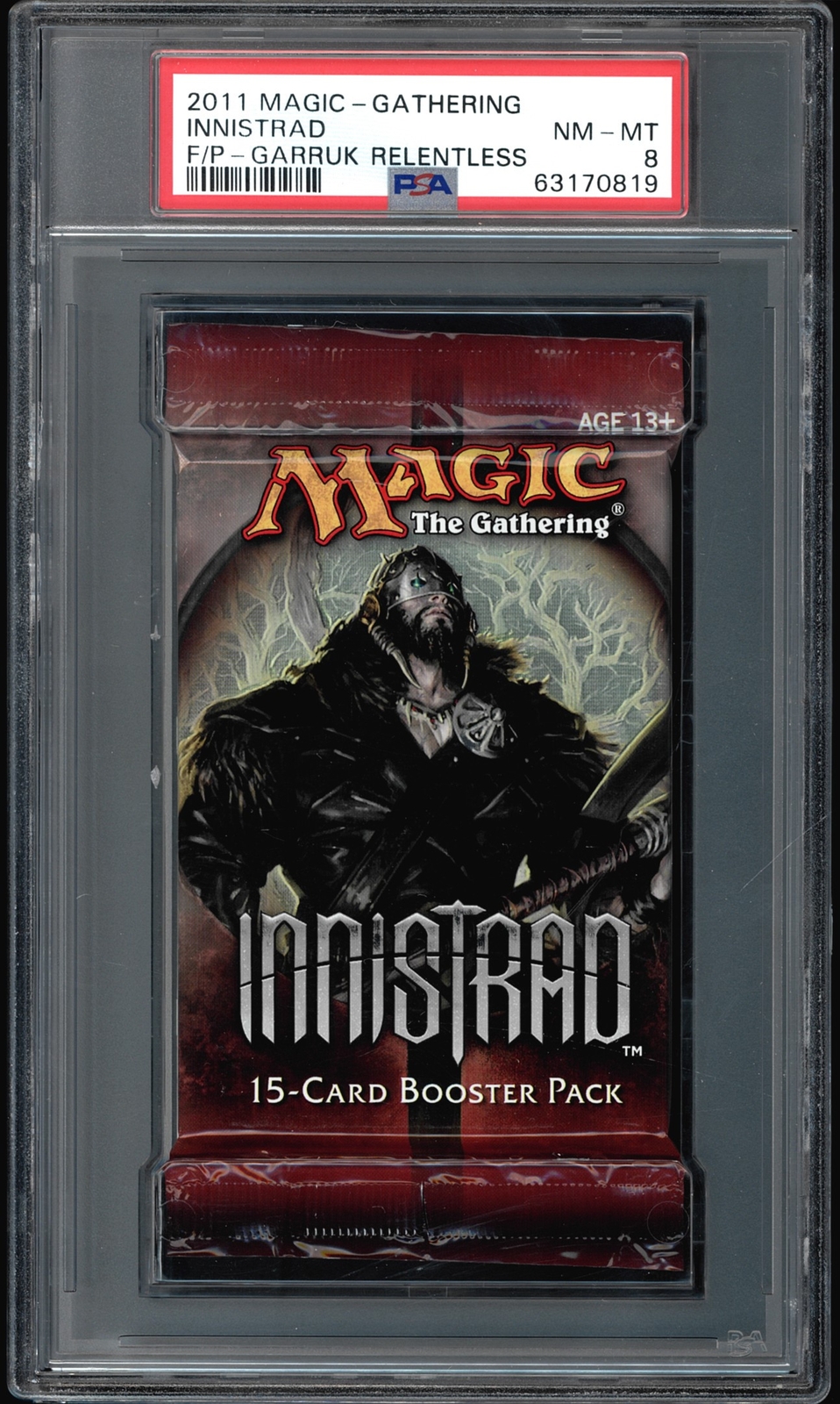 Innistrad Garruk Relentless Graded Pack PSA 8 #63170819 | eBay