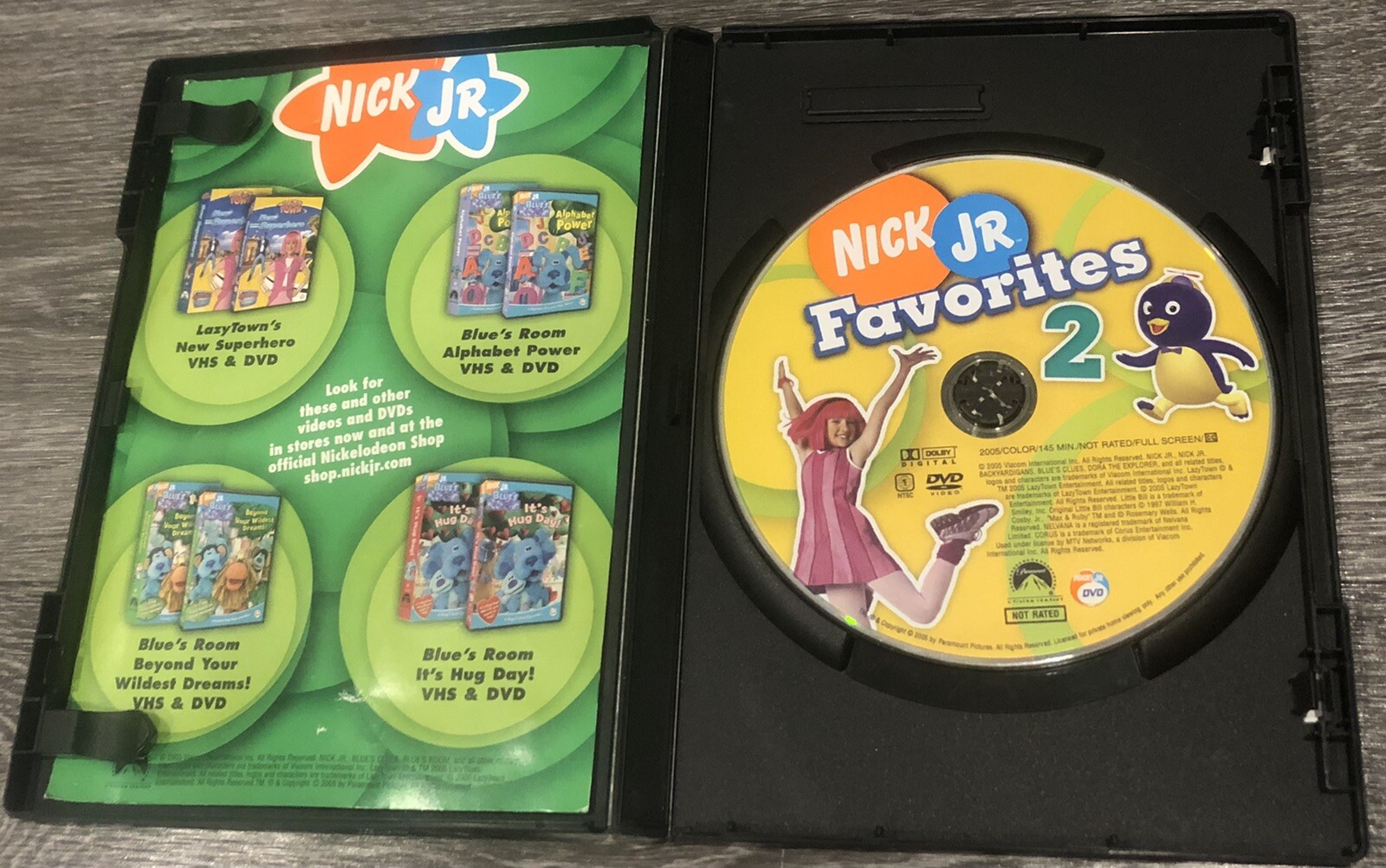 Nick Jr Favorites Vol 2 DVD Blues Clues Lazy | Grelly USA