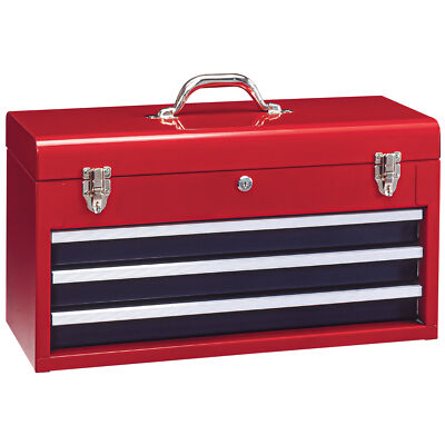 Genius Tools 23 Inch Tool Chest 3 Drawers 23" x 9" x 12" - TS-123 | eBay