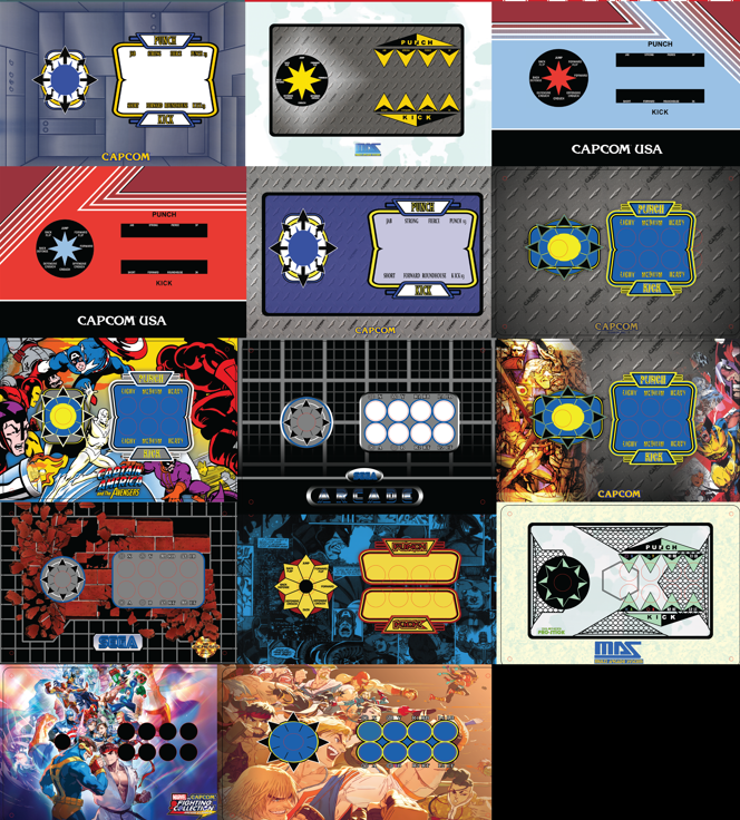 MAS Arcade Fight Stick Joystick Replica Case, paint, plexiglass only | eBay