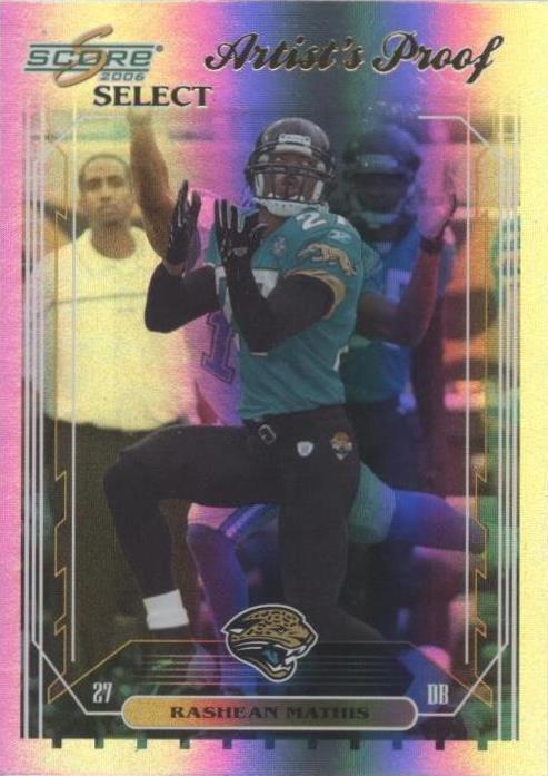 2006 Score Select - Rashean Mathis #131 Artist's Proof /32 for sale ...