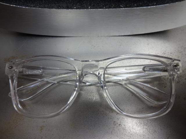 CLASSIC VINTAGE Style Lensless No Lens EYE GLASSES Clear Transparent ...