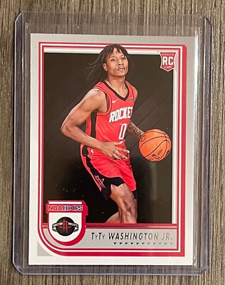 2022-23 Panini NBA Hoops TyTy Washington Jr. Rookie RC #258 Rockets | eBay