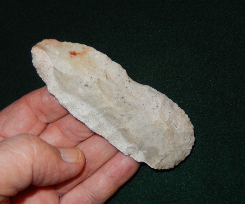 VERY NICE KAY COUNTY FLINT CHIPPED CELT or HANDHELD BLADE FOUND IN ...