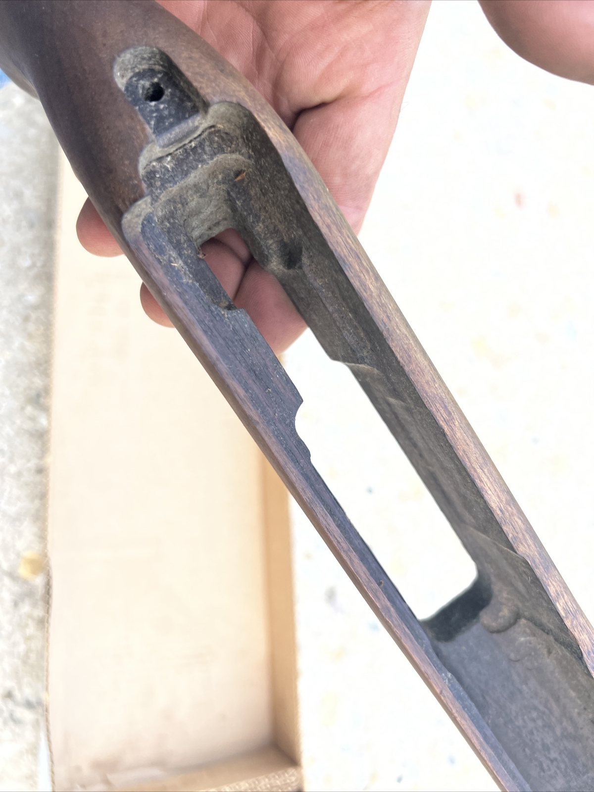 WWII M1 M-1 Carbine Wood Stock stamped K | eBay