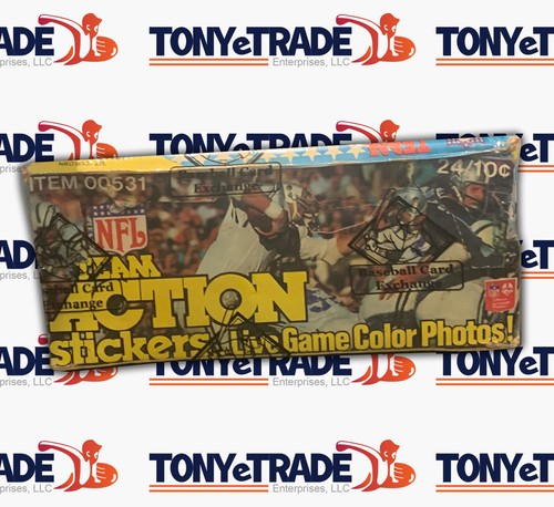 1976 Fleer Football Team Action Stickers BBCE Sealed Wax Box Walter ...