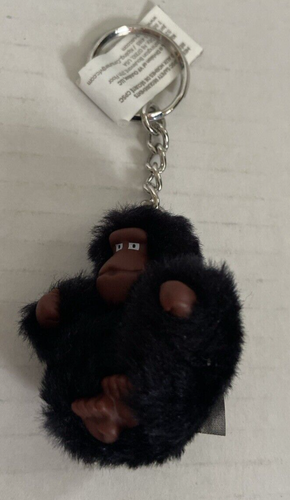 Kipling Black Monkey Key Chain Keychain Daniel *never used* | eBay