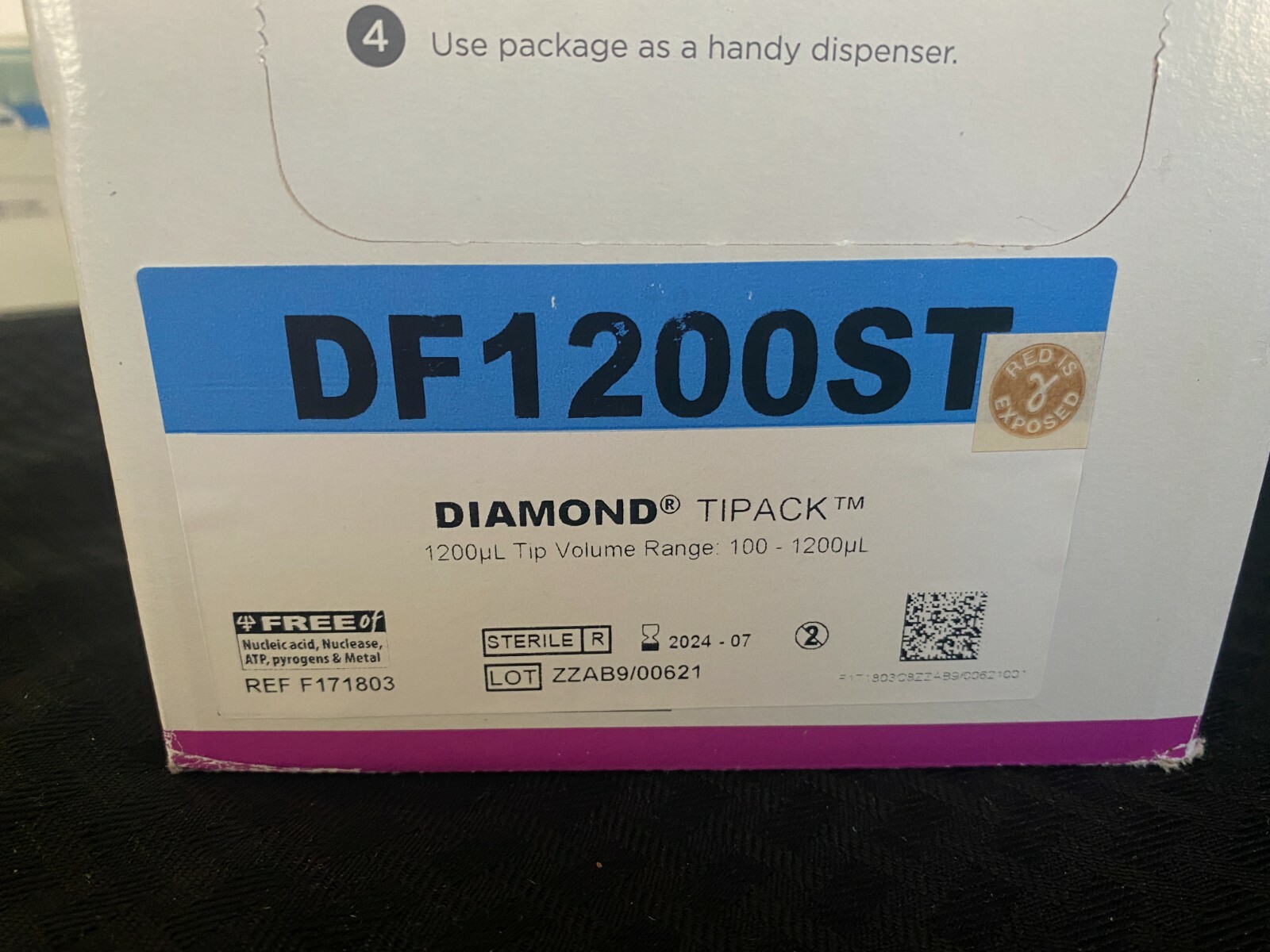 NEW Box (960) Polyethylene 100-1200µL Pipetman Diamond Tips DF1200ST ...