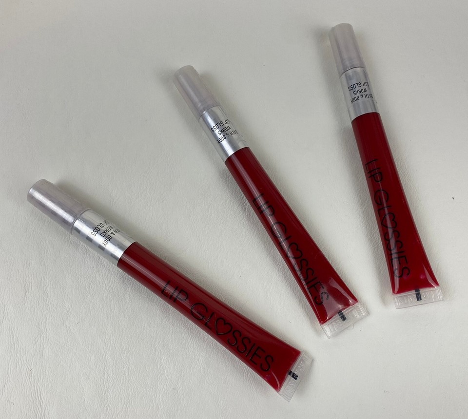3 Bath & Body Works Fearless Ruby Lip Glossies Lip Gloss 10 ml 0.34 fl ...