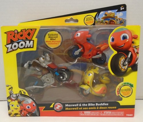 SEALED NIB TOMY 2019 RICKY ZOOM MAXWELL & THE BIKE BUDDIES TOY SET | eBay