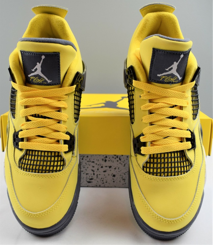 ⚡Nike Jordan 4 Retro Lightning Tour Yellow GS 7Y (Women’s Sz. 8.5)⚡️ ...
