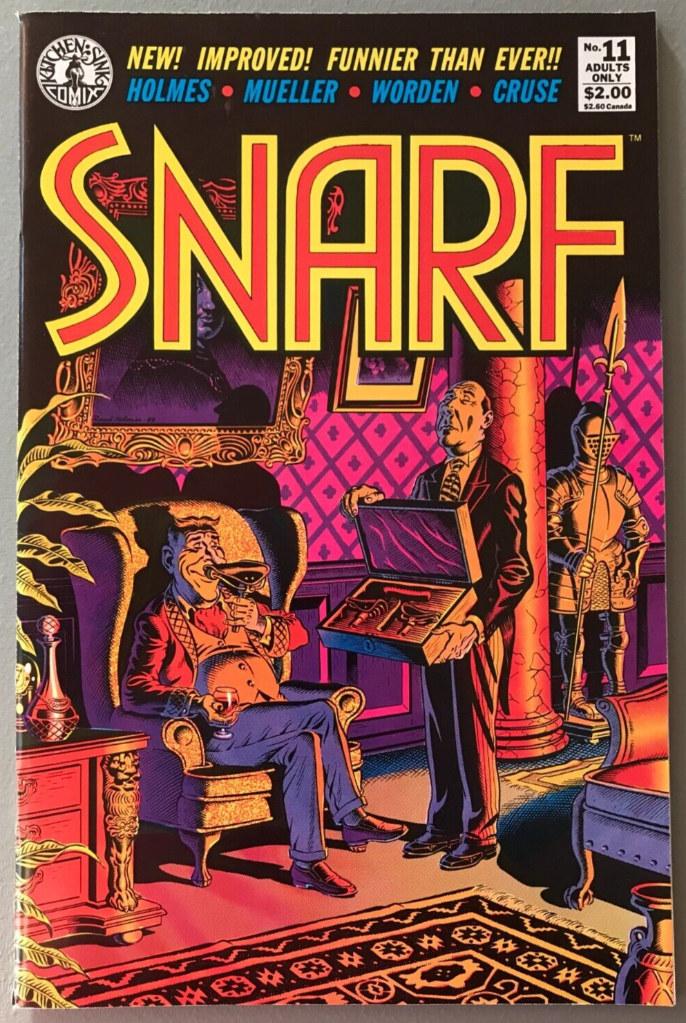 Snarf #11 By Matt Cruse Holmes Cover Kitchen Sink Underground NM/M 1989 ...