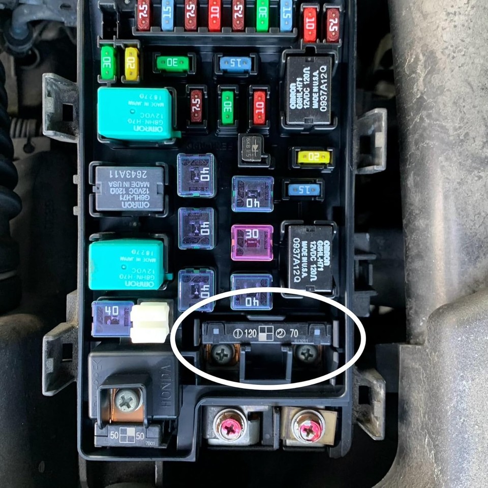 EAPP 38231-SFY-003 Multi Block (120Amp / 70Amp) Fuse A for Honda Acura ...