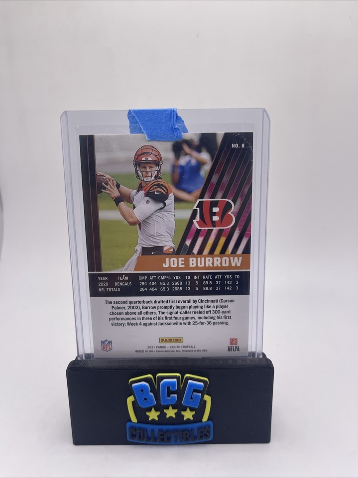 2021 Panini Zenith Joe Burrow Holo Bengals | eBay