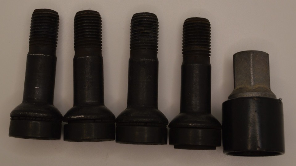 Genuine OEM Mercedes-Benz Wheel Lock Kit A001 990 1707 Black | eBay