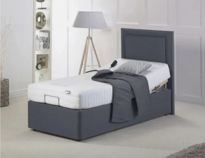 Restwell Electric Adjustable Bed Cream All Sizes + Mattress & Matching ...