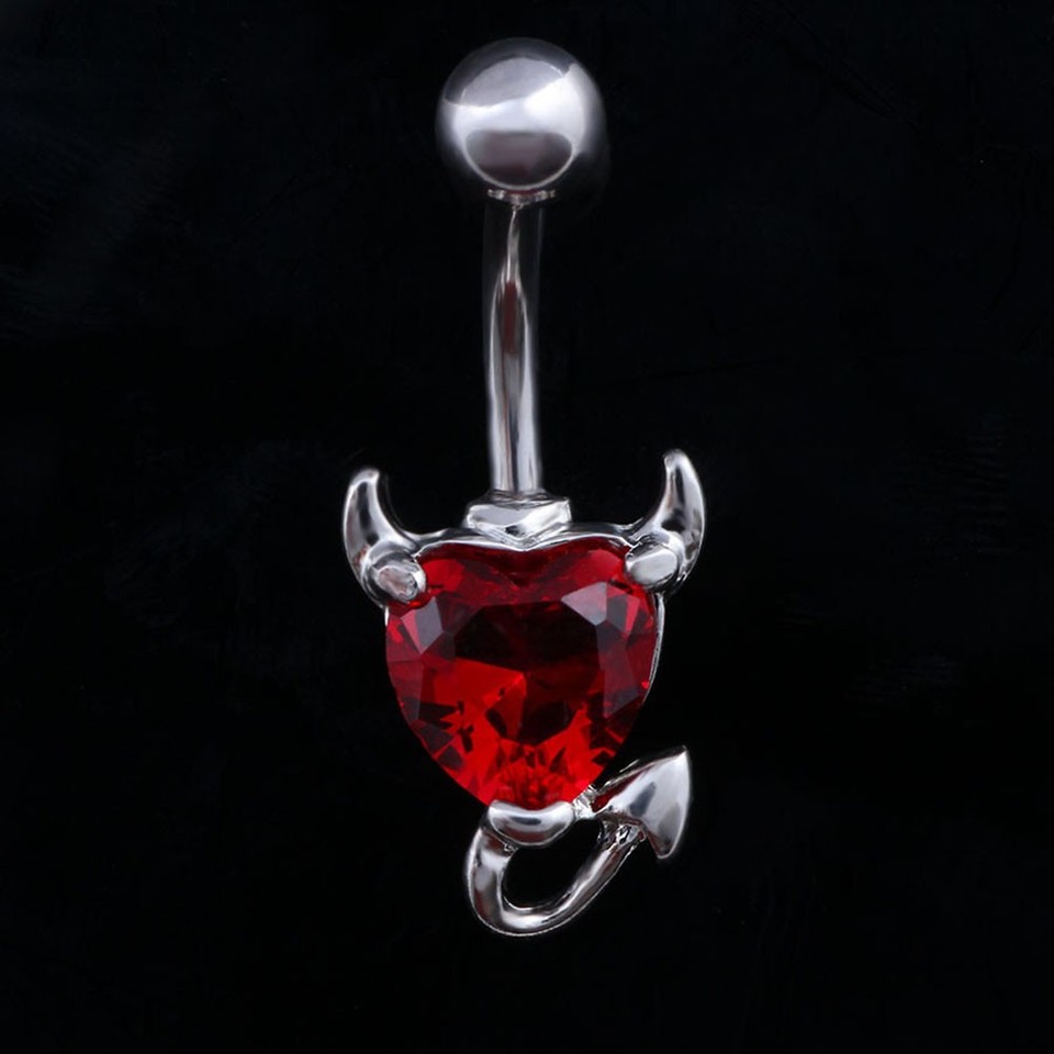 Women's Body Piercing Rings Belly Button Hoop Jewellery Decoration ...