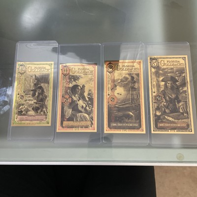 2025 Florida Goldback Alpha Set with Denominations 1/2, 1, 2, and 5 ...