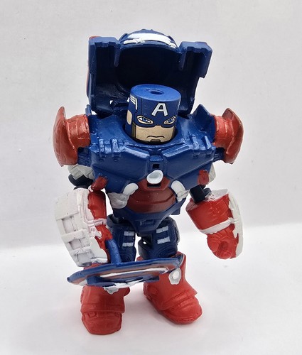 Marvel Minimates Avengers CAPTAIN AMERICA HULKBUSTER 2" (Walgreens ...