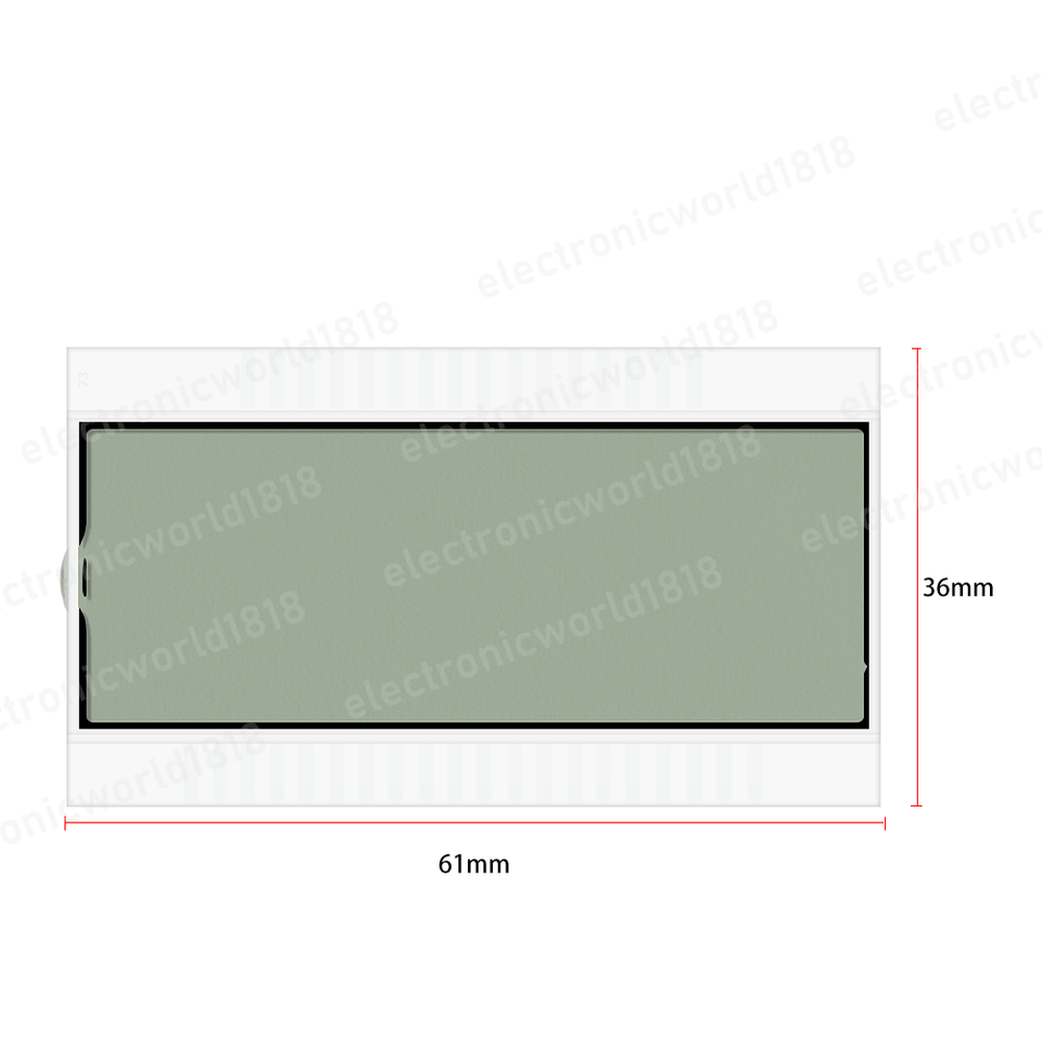For Fluke 76 True-rms Analog/Digital Multimeter LCD Display Screen ...