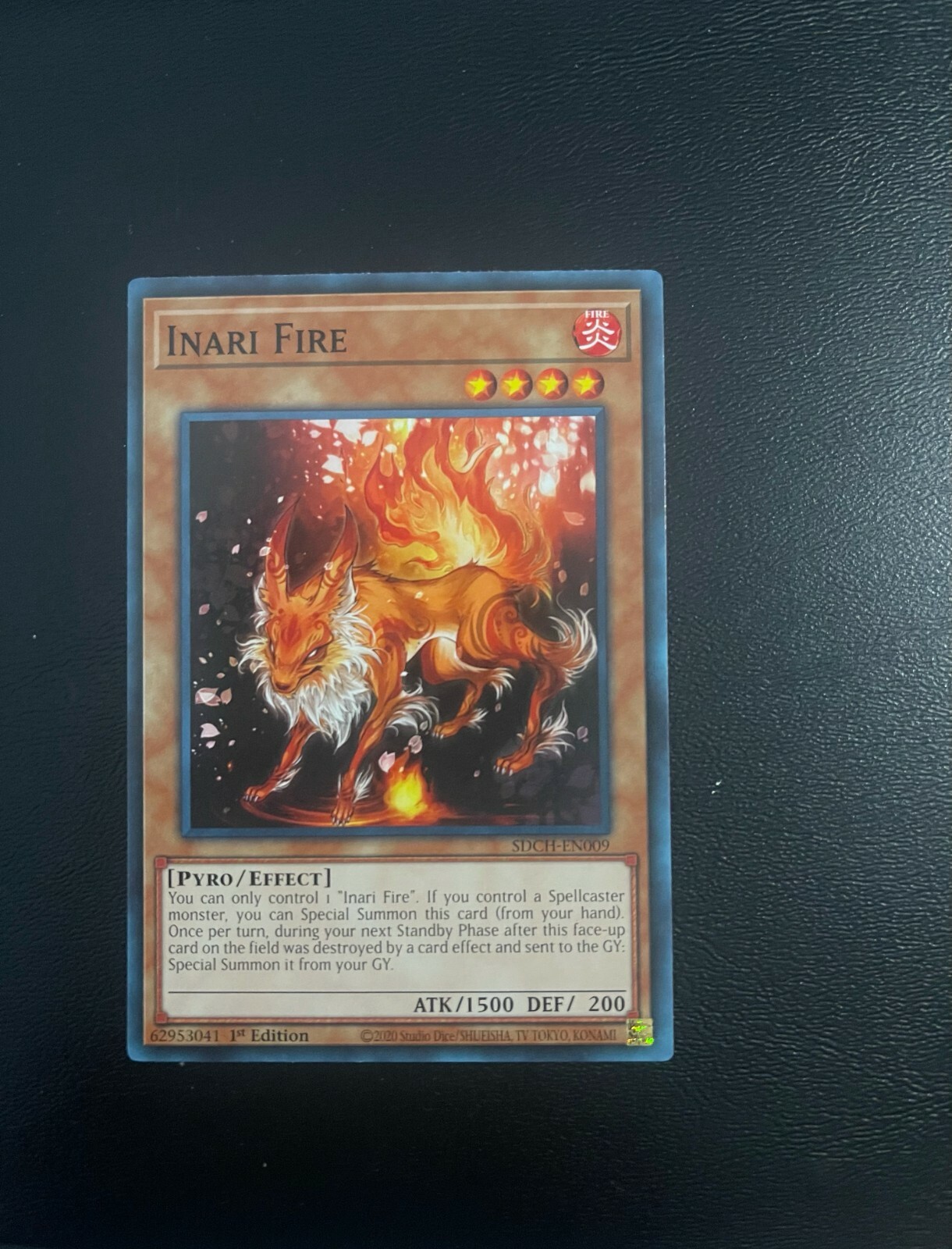 YU-GI-OH! Trading Card Game Inari Fire SDCH-EN009 | 1 Card T6 | eBay