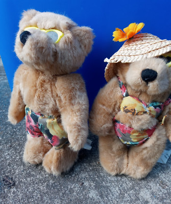 adorable stuffed swimsuit bear pair | eBay