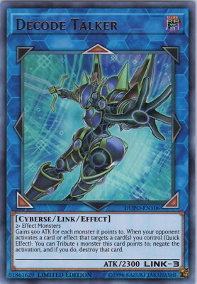 Decode Talker NM (#1) DUPO LTD Duel Power Yugioh | eBay