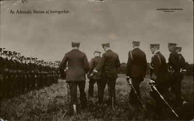 Invergordon Cromarty, Highland Admiral's Review c1910 Real Photo ...