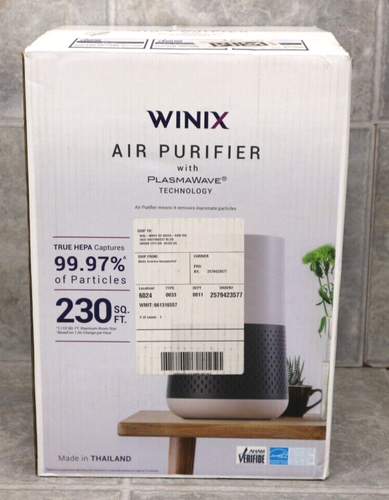 Winix A231 PlasmaWave H13 4-Stage True HEPA Tower Air Purifier - White ...