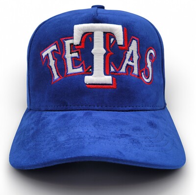 Brand New Texas "TETAS" Rangers Overlap Hat - Snap Back - BLUE | eBay
